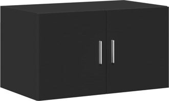 vidaXL Vidaxl - Armoire murale noir 70x42,5x40 cm bois dingénierie