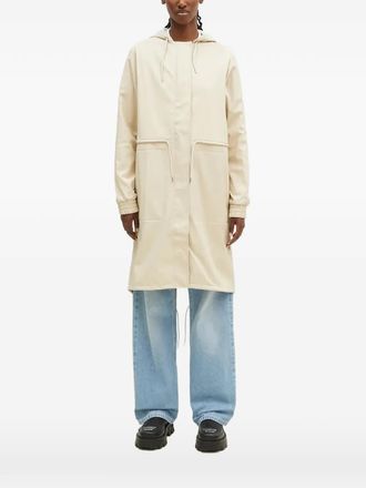 Rains parka String &agrave; capuche - Tons neutres