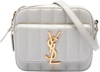 Saint Laurent Pre-owned Toy Vicky Crossbody - Femme - Pre-owned - Blanc - Taille: ONE Size