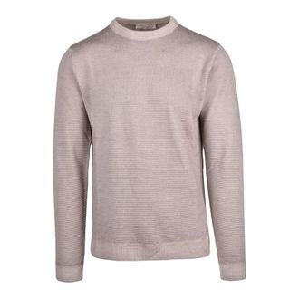 Wool & Co Rundhals-Pullover - - Knitwear - Herren - Beige - M