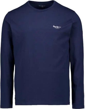 Pepe Jeans London Herren Longsleeve blau Slim Fit
