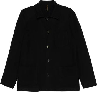 Dell'Oglio chemise à boutonnière - Noir