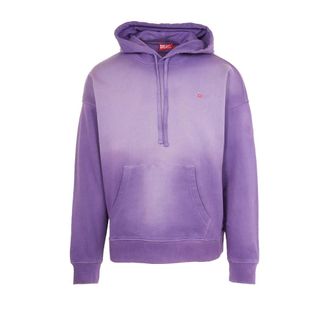 Diesel Homme, Sweatshirts et sweats à capuche, Violet, Taille: S Sweat à capuche pour hommes