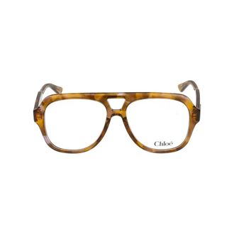 Chlo&eacute; Monture Optique Aviateur - Femme - Accessoires - Multicolore - Taille: 56 MM