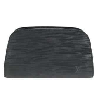 Louis Vuitton unisex, Pre-owned, Noir, Taille: ONE Size Pochette en cuir Vintage Pre-owned