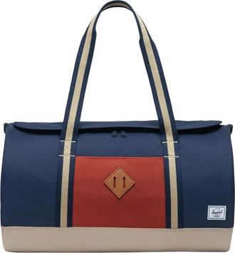 Herschel Heritage Duffle Tasche Schwarz/Rot Streifen - - Bags - unisex - Mehrfarbig - ONE SIZE