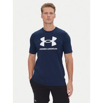 Under Armour T-Shirt Ua Sportstyle Logo Update Ss 1382911 Dunkelblau Loose Fit