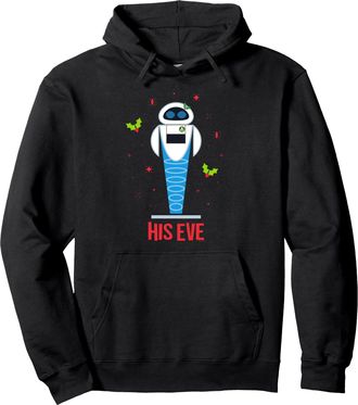 Pixar Disney and Pixars WALL-E His EVE Christmas Couples Matching Pullover Hoodie