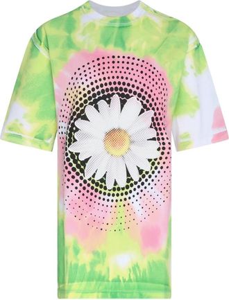 Sportmax Femme, Tops, Multicolore, Taille: 36 FR T-shirt &agrave; imprim&eacute; marguerites