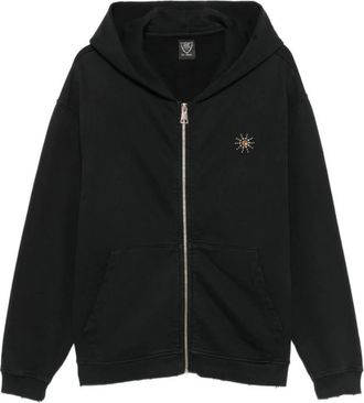 HTC Htc, Homme, Sweatshirts et sweats &agrave; capuche, Noir, Taille: XL Sweat &agrave; capuche orn&eacute; de clous soleil