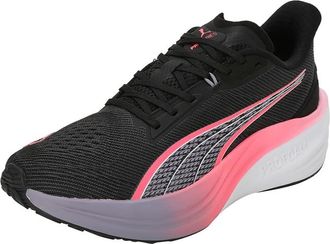 Puma Unisex Adults Darter PRO Road Running Shoe, PUMA Black-Sunset Glow-Pale Plum, 42.5 EU