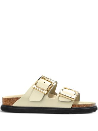 Birkenstock Arizona Droplet leather sandals - Tons neutres