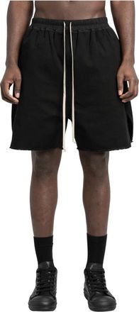 Rick Owens Homme, Shorts, Noir, Taille: M Back Zip Long Boxer Shorts
