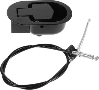 Cabilock Ersatzteile f&uuml;r Relaxsessel Zuggriff mit Kabel aus Kunststoff Stahl Schwarz Entriegelungskabel f&uuml;r Massagesessel und Liegesessel Kompatibler Sofa Ausz