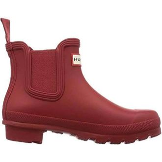 Hunter Klassischer Chelsea-Stiefel - - Shoes - Damen - Rot - 37 EU