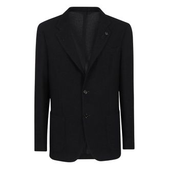 Lardini Liknit Jacket - Homme - Costumes - Noir - Taille: S