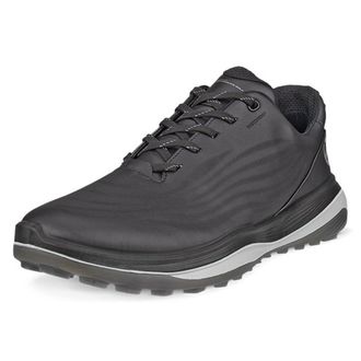 Ecco Herren Schnür-Golfschuhe aus Vollnarbenleder ohne - Schwarz - UK 8-8.5