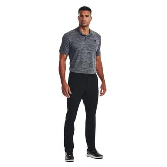Under Armour Performance Poloshirt f&uuml;r Herren, Atmungsaktiv, Athletisch (Stahl)