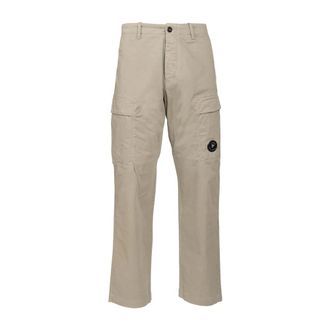 C.P. Company Stretch Sateen Regular Cargo Pants - - Trousers - Herren - Grau - 2XL