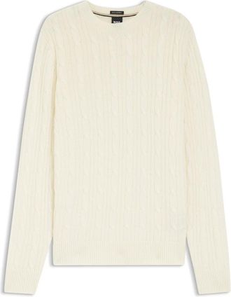 HUGO BOSS H-Hetico Pullover - - Knitwear - Herren - Wei&szlig; - L