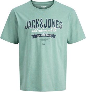Jack & Jones Rundhalsshirt JJELOGO TEE SS O-NECK 2 COL SS26 5PK MP (Packung, 5-tlg)