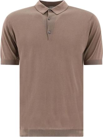 John Smedley Homme, Tops, Brun, Taille: 2XL Adrian Shirt SS