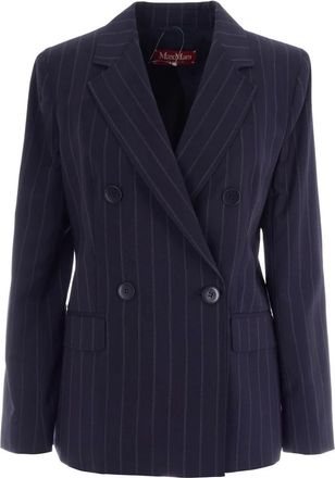 Max Mara Femme, Vestes, Bleu, Taille: 38 FR Blazers