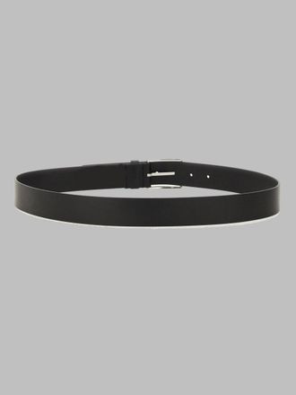 HUGO BOSS Smooth Leather Belt - Black