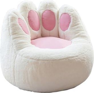 Generic Housse de pouf - Adorable canap&eacute; paresseux en forme de patte de chat pour salon, salle de jeux ou chambre &agrave; coucher, id&eacute;al pour les poufs et chaises l