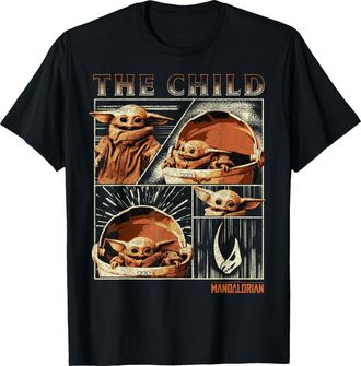 Star Wars The Mandalorian The Child Panels T-Shirt