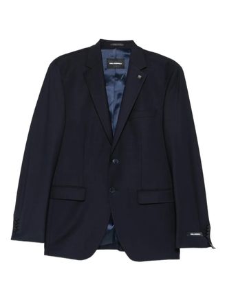 Karl Lagerfeld blazer Clever &agrave; poches &agrave; rabat - Bleu
