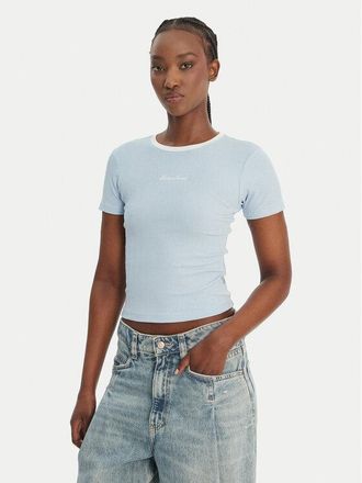 Guess T-Shirt W6GPA9 KF641 Himmelblau Slim Fit