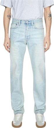 Acne Studios Homme, Jeans, Bleu, Taille: W30 Jeans Droits Teints en Pi&egrave;ce