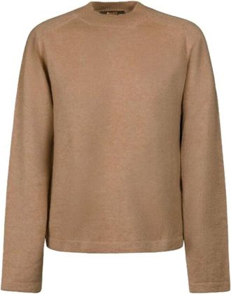 Moorer Femme, Pulls, Brun, Taille: 38 FR Pull ras du cou