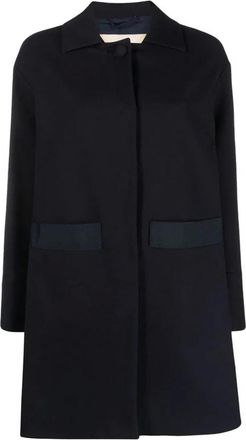 Herno Femme, Manteaux, Bleu, Taille: 44 FR Audry Cotton Coat