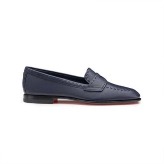Santoni Femme, Chaussures, Bleu, Taille: 37 EU Mocassins