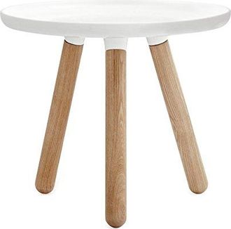 NORMANN COPENHAGEN Tablo Tisch klein Wei&szlig; 42 x 50 cm