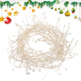 Generico Lichterkette f&uuml;r den Innenbereich, dekorative LED, 24,9 cm, wasserdicht, Beleuchtung f&uuml;r Zuhause, warme Weihnachtsbeleuchtung f&uuml;r Wohnzimmer, Kamin