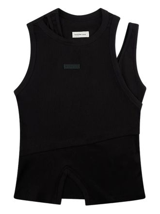 Feng Chen Wang débardeur 2 IN 1 Black - Noir