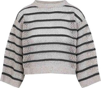 Brunello Cucinelli Pull Col Rond - Beige