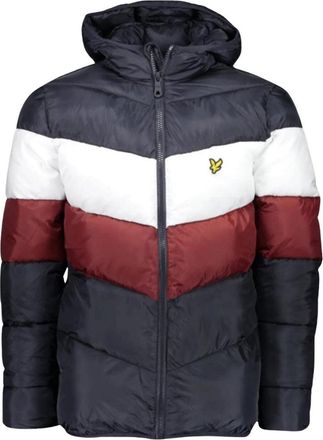 Lyle & Scott Steppjacke f&uuml;r Herren (Dunkles Marineblau/Wei&szlig;/Rot)