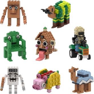 Generic Steal a Brainrot Figuren Brainrot Figur Dekoration 3D Gedrucktes Spielzeug f&uuml;r Schreibtisch Dekoration Geeignet Geschenk f&uuml;r Kinder & Erwachsene
