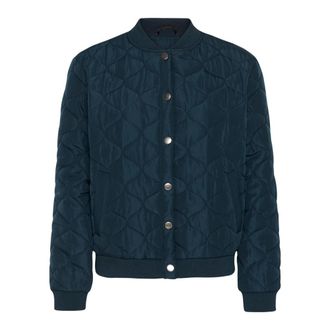 Kaffe Bomberjacke - - Jackets - Damen - Blau - XL