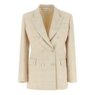 P.A.R.O.S.H. P.a.r.o.s.h., Femme, Vestes, Beige, Taille: 42 FR Raisa Double-Breasted Blazer