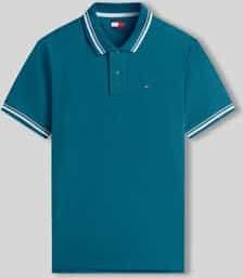 Tommy Jeans Regular Fit Poloshirt aus reiner Baumwolle