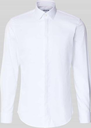 Jake*s Slim Fit Businesshemd aus Twill