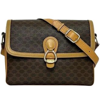 Celine Sac bandouli&egrave;re Macadam Pre-owned - Femme - Pre-owned - Brun - Taille: ONE Size