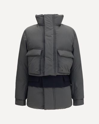 sacai Double padded Jacket with zip closure Female 4