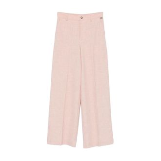 Liu Jo Femme, Pantalons, Rose, Taille: 40 FR Wide Pantalons