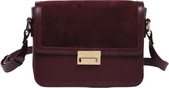 Baldinini Wildleder und Leder Umh&auml;ngetasche - - Bags - Damen - Rot - ONE SIZE